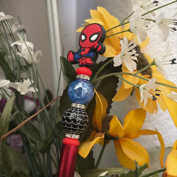 Hand Crafted | Office | Spiderman Hero Pen | Poshmark